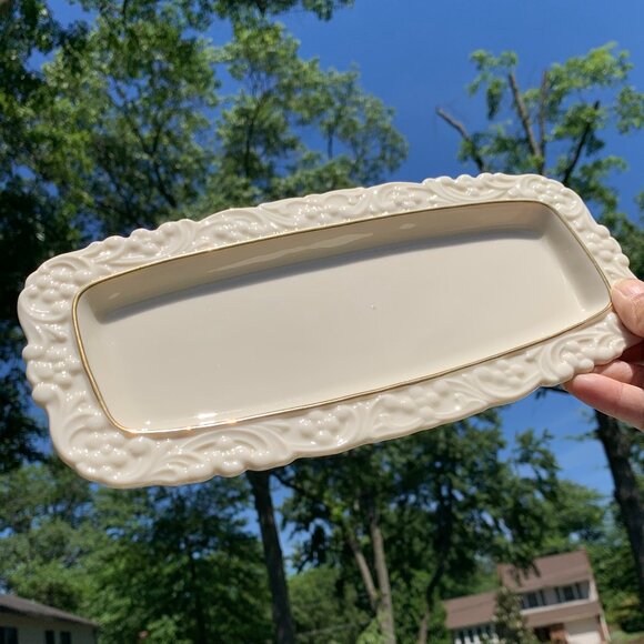 Vintage Lenox | Accents | Vintage Lenox Tray Serving Dish Nwot | Poshmark